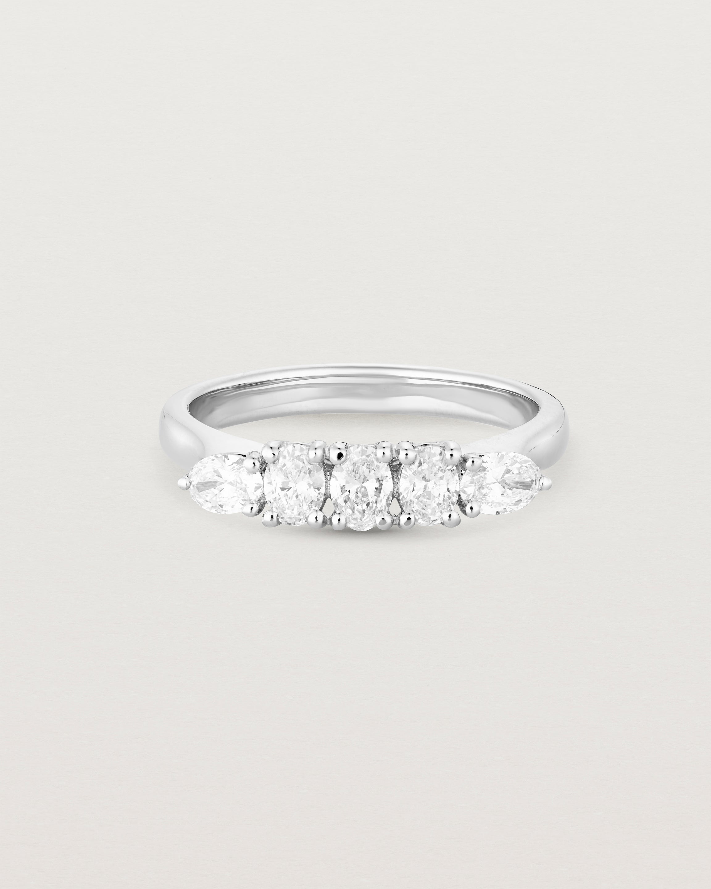 Arlie Wrap Ring | Diamonds| White Gold | Natalie Marie Jewellery