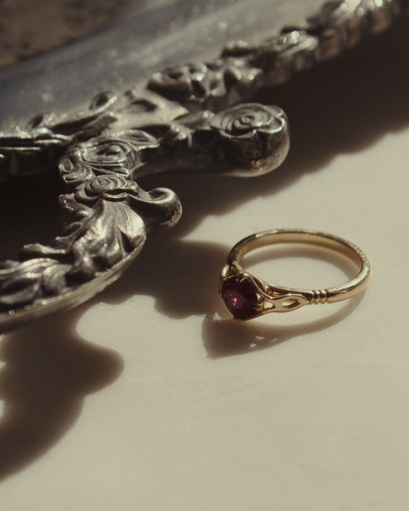 'As Long As There is Love' Solitaire | Ruby | Natalie Marie Jewellery