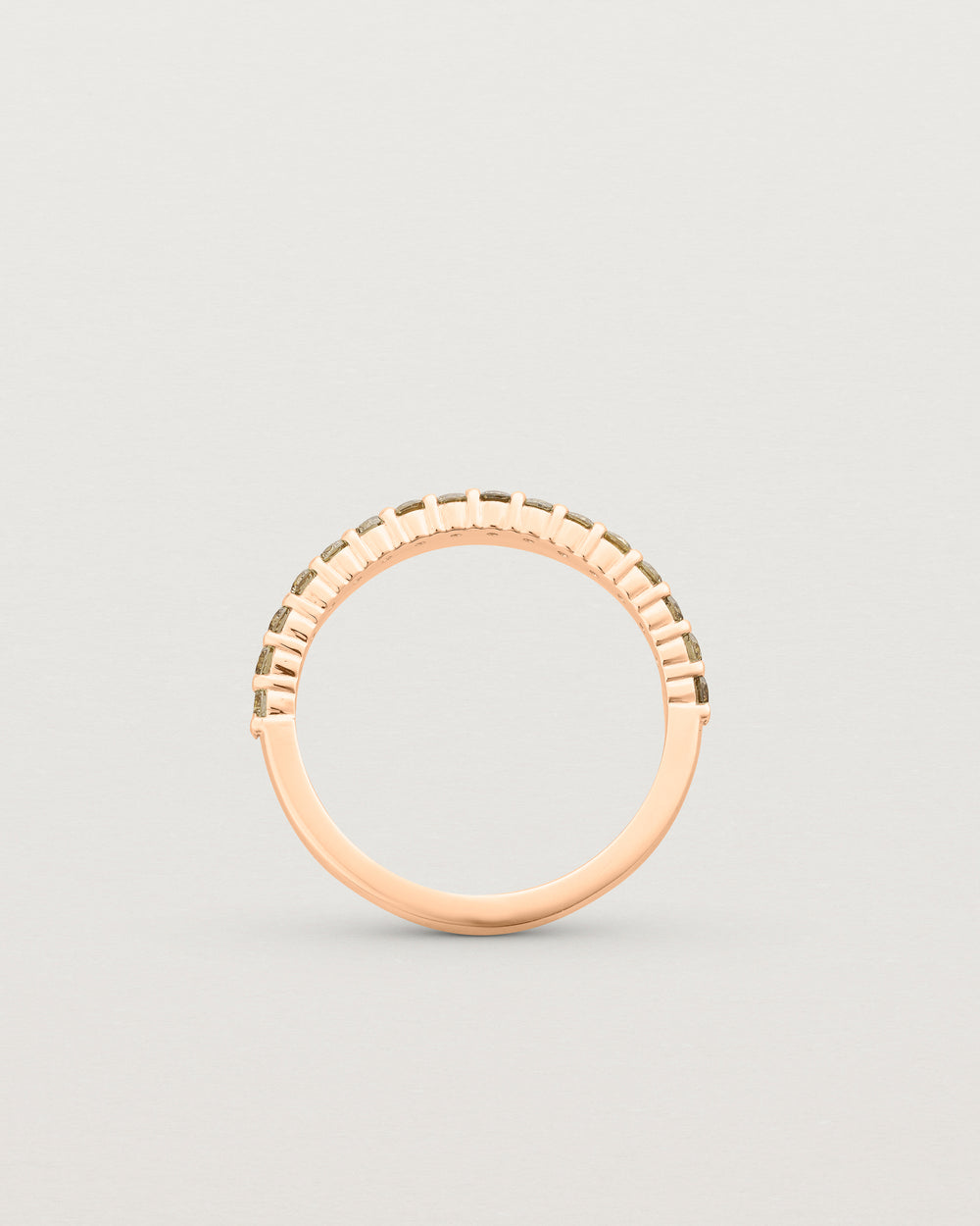 Demi Grace Ring | Champagne Diamonds | Rose Gold | Natalie Marie Jewellery