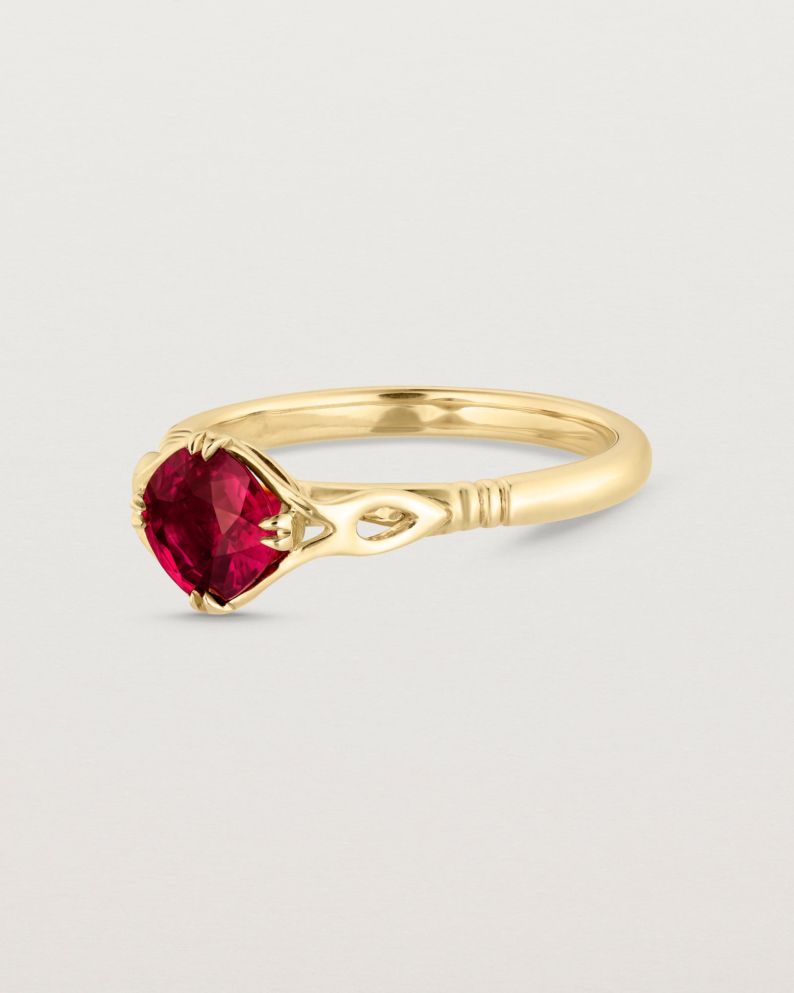 'As Long As There is Love' Solitaire | Ruby | Natalie Marie Jewellery