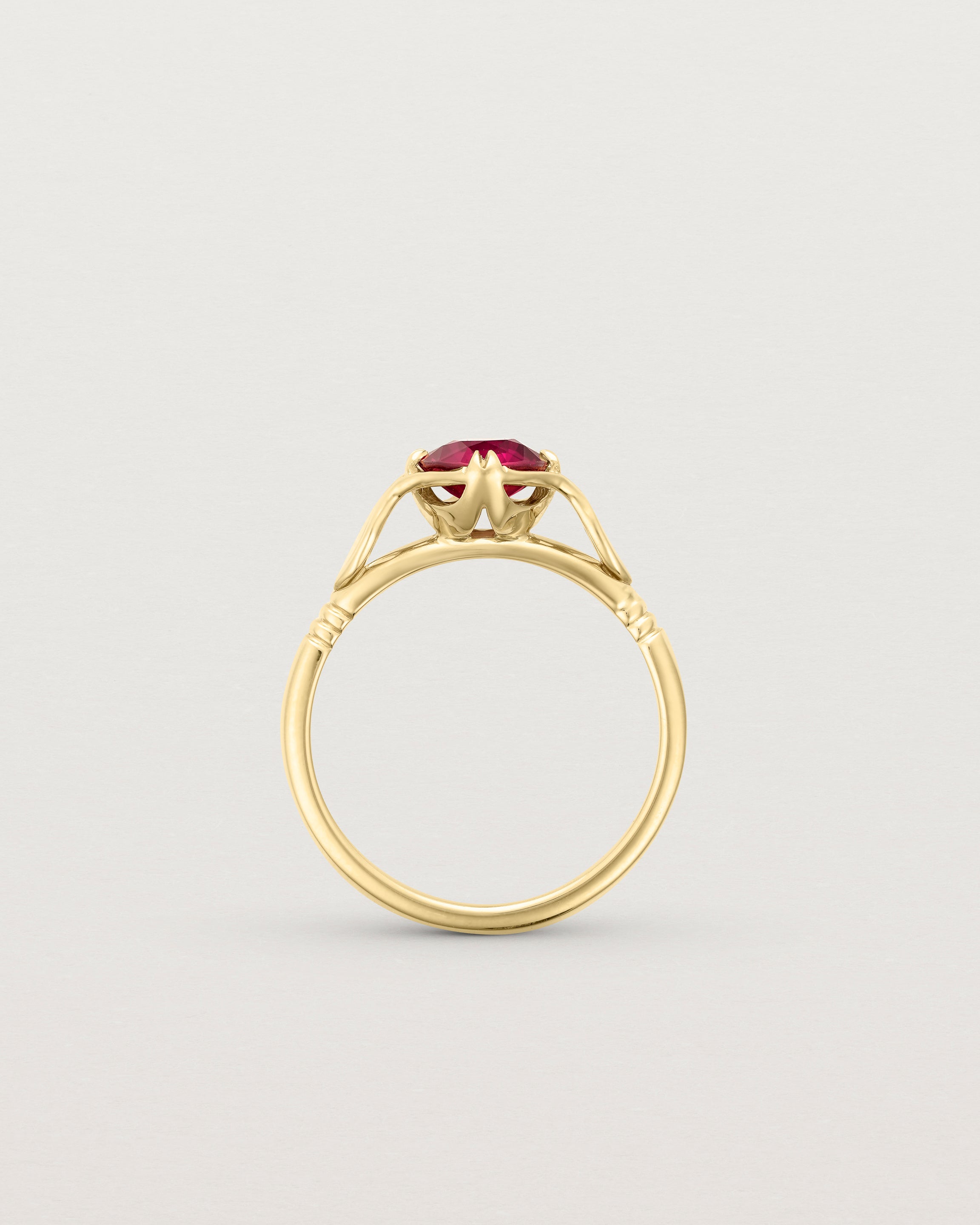 'As Long As There is Love' Solitaire | Ruby | Natalie Marie Jewellery