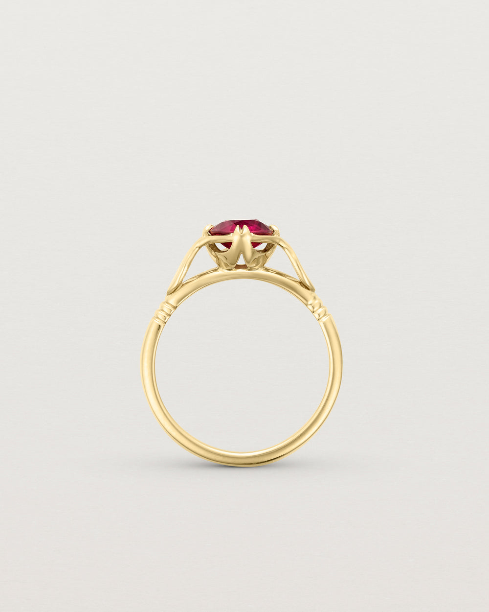 'As Long As There is Love' Solitaire | Ruby | Natalie Marie Jewellery