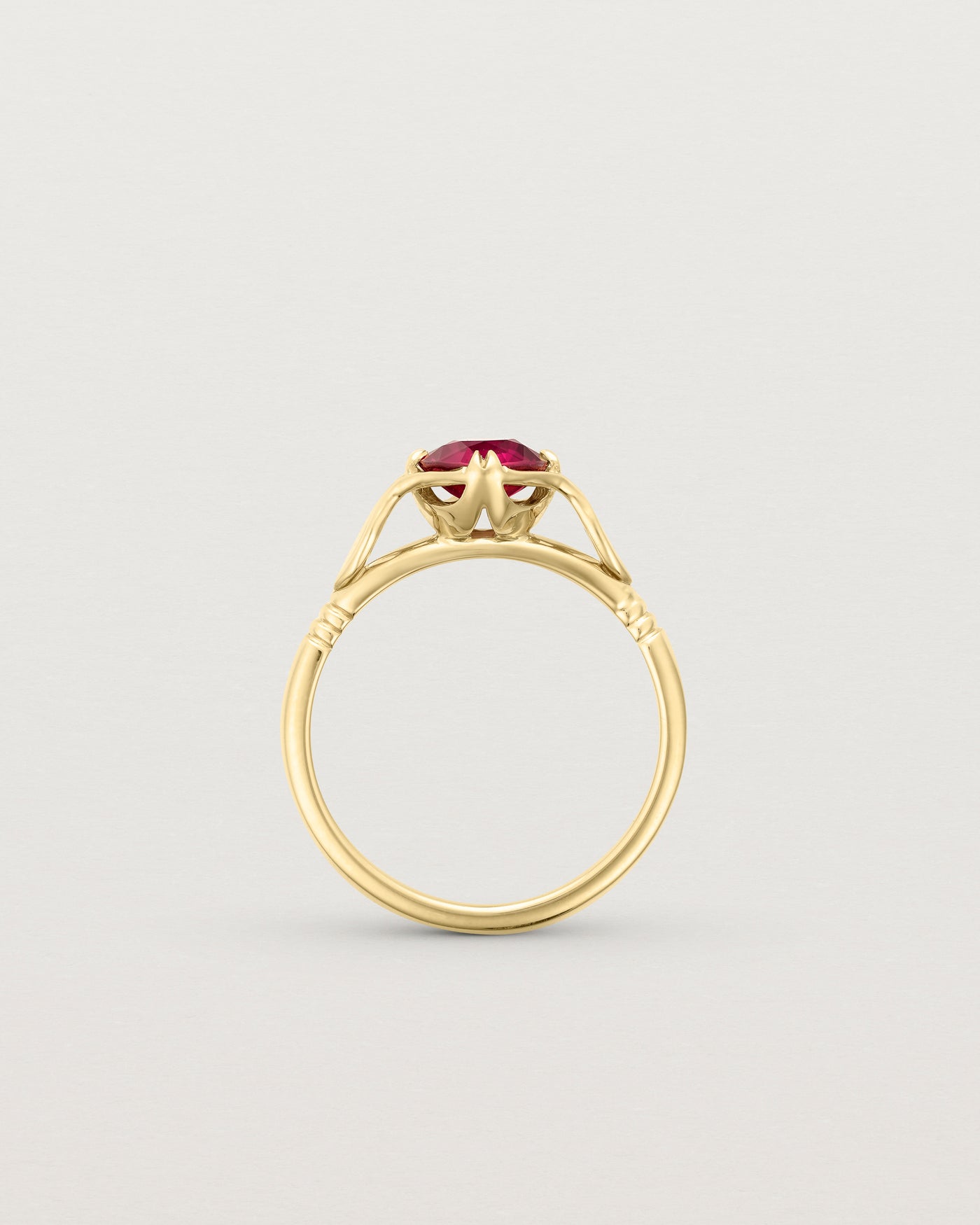'As Long As There is Love' Solitaire | Ruby | Natalie Marie Jewellery