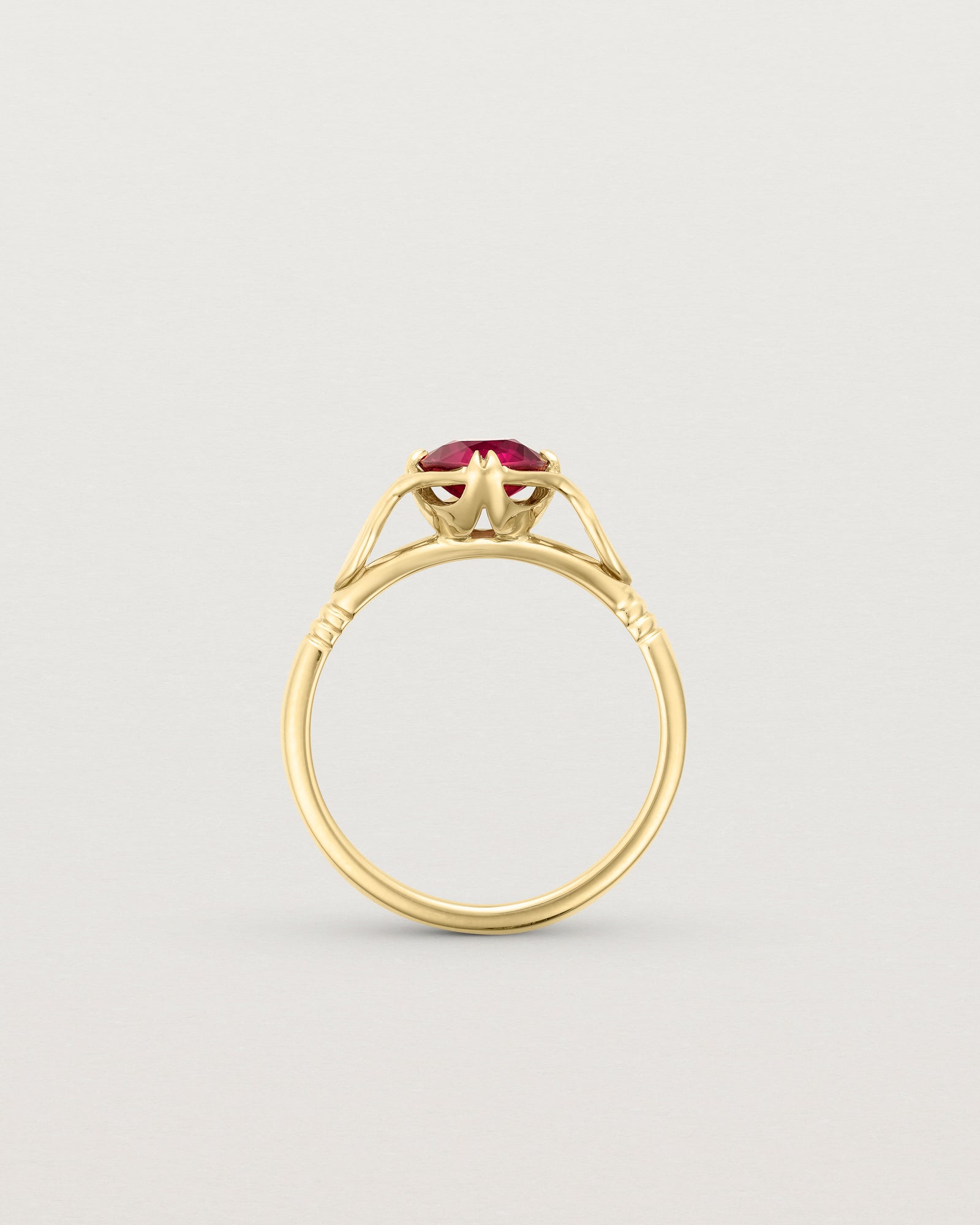 'As Long As There is Love' Solitaire | Ruby | Natalie Marie Jewellery