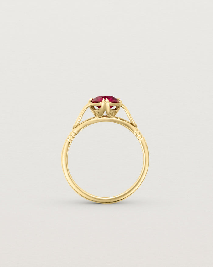 'As Long As There is Love' Solitaire | Ruby | Natalie Marie Jewellery