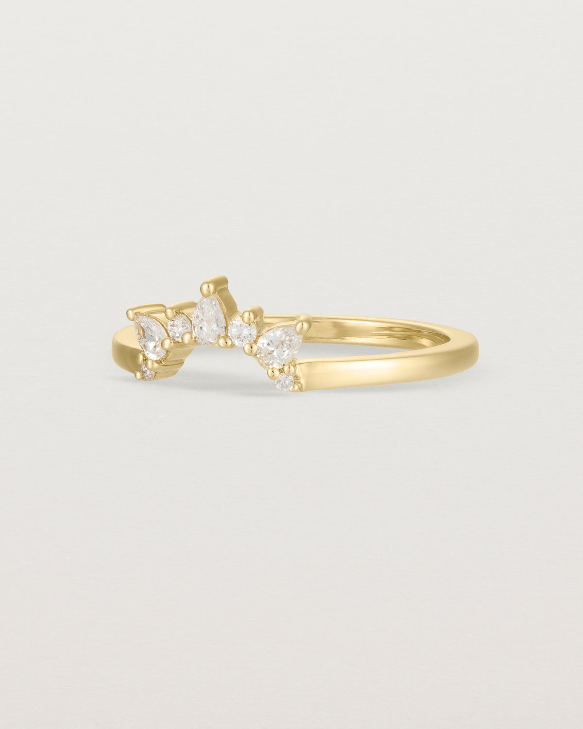 Odette Crown Ring | Fit Ⅰ | Yellow Gold | Natalie Marie Jewellery