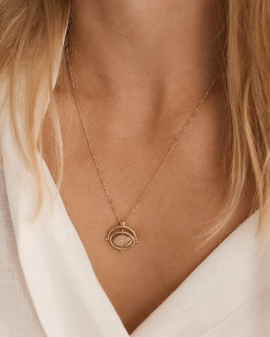 Ora Necklace | Yellow Gold | Natalie Marie Jewellery