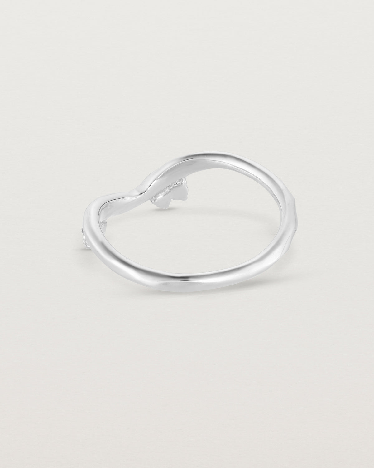 Ren Wedding Band | White Gold | Natalie Marie Jewellery
