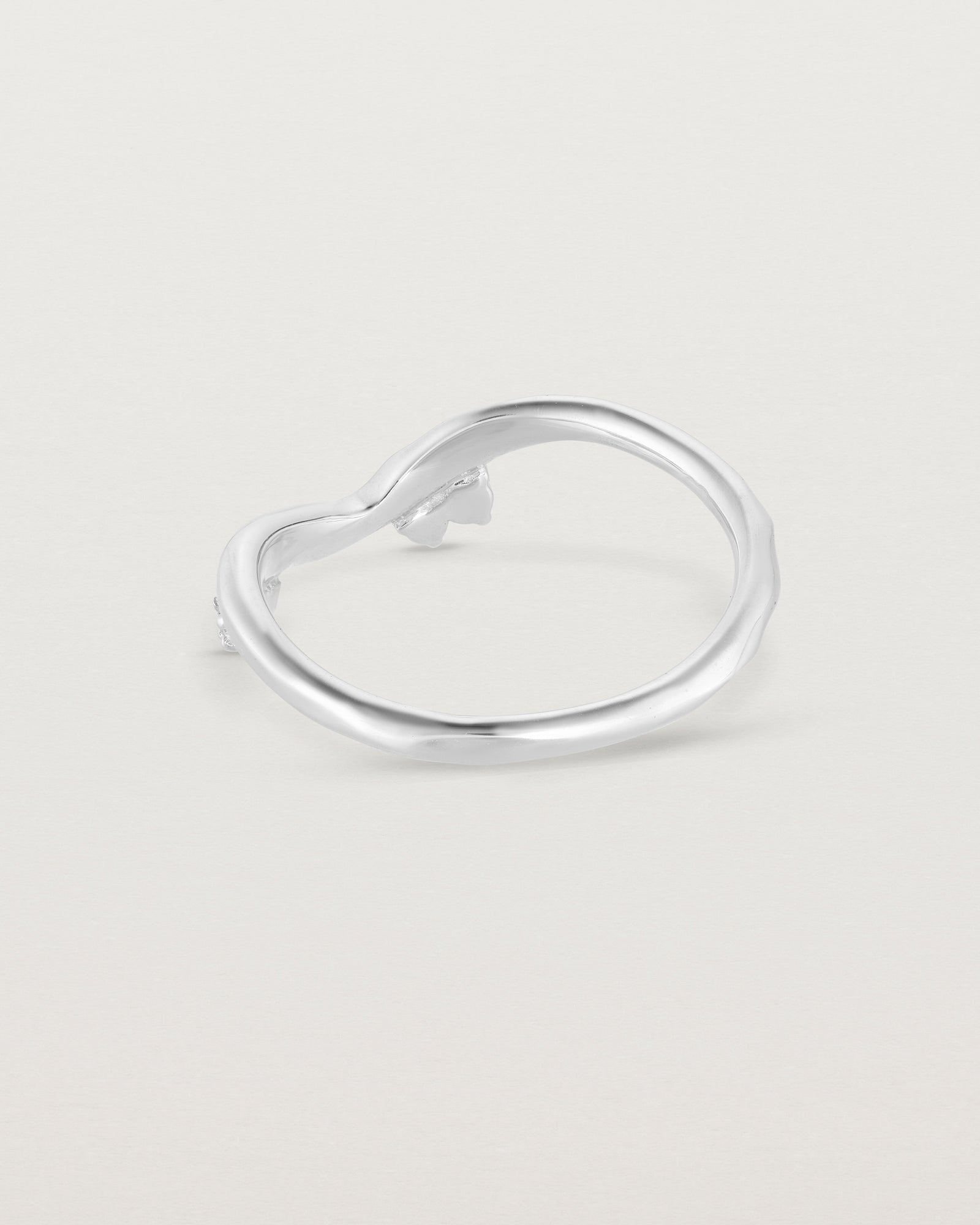 Ren Wedding Band | White Gold | Natalie Marie Jewellery
