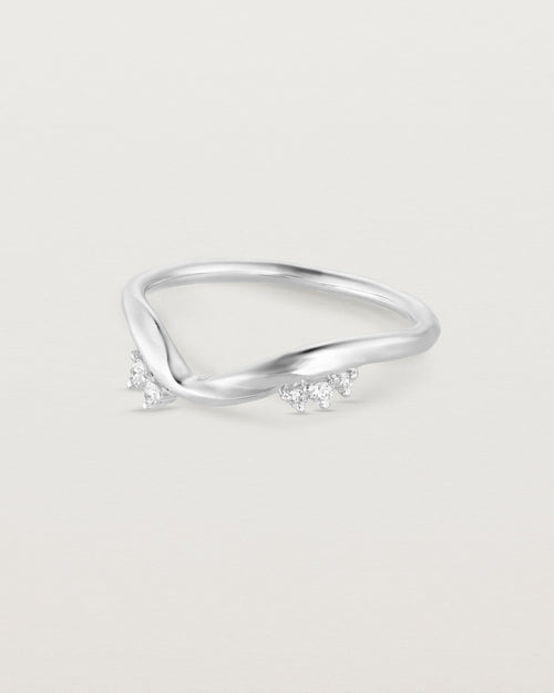 Ren Wedding Band | White Gold | Natalie Marie Jewellery