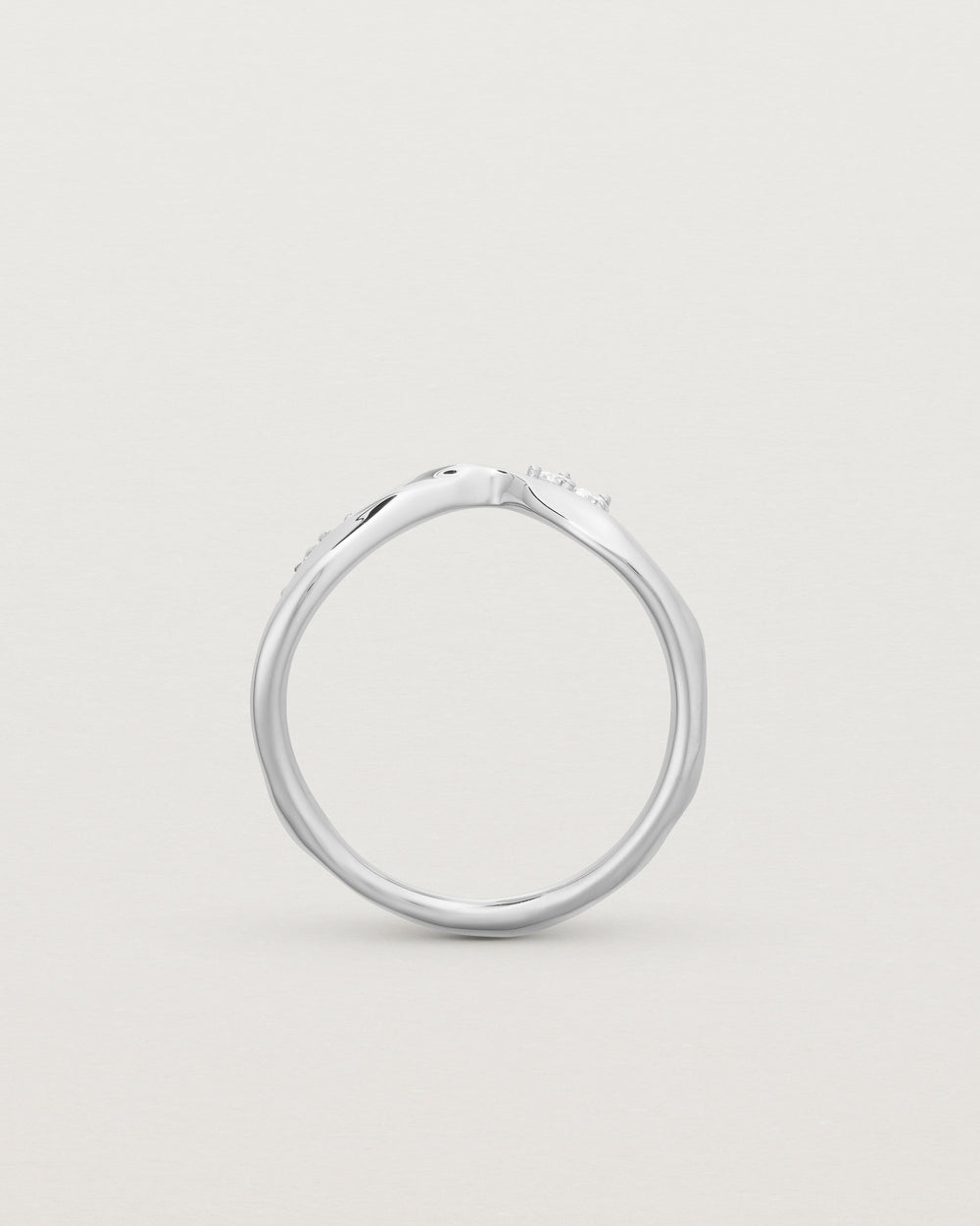Ren Wedding Band | White Gold | Natalie Marie Jewellery