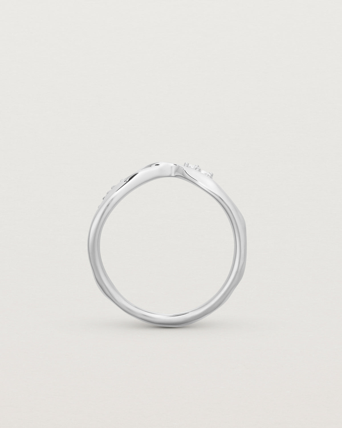 Ren Wedding Band | White Gold | Natalie Marie Jewellery