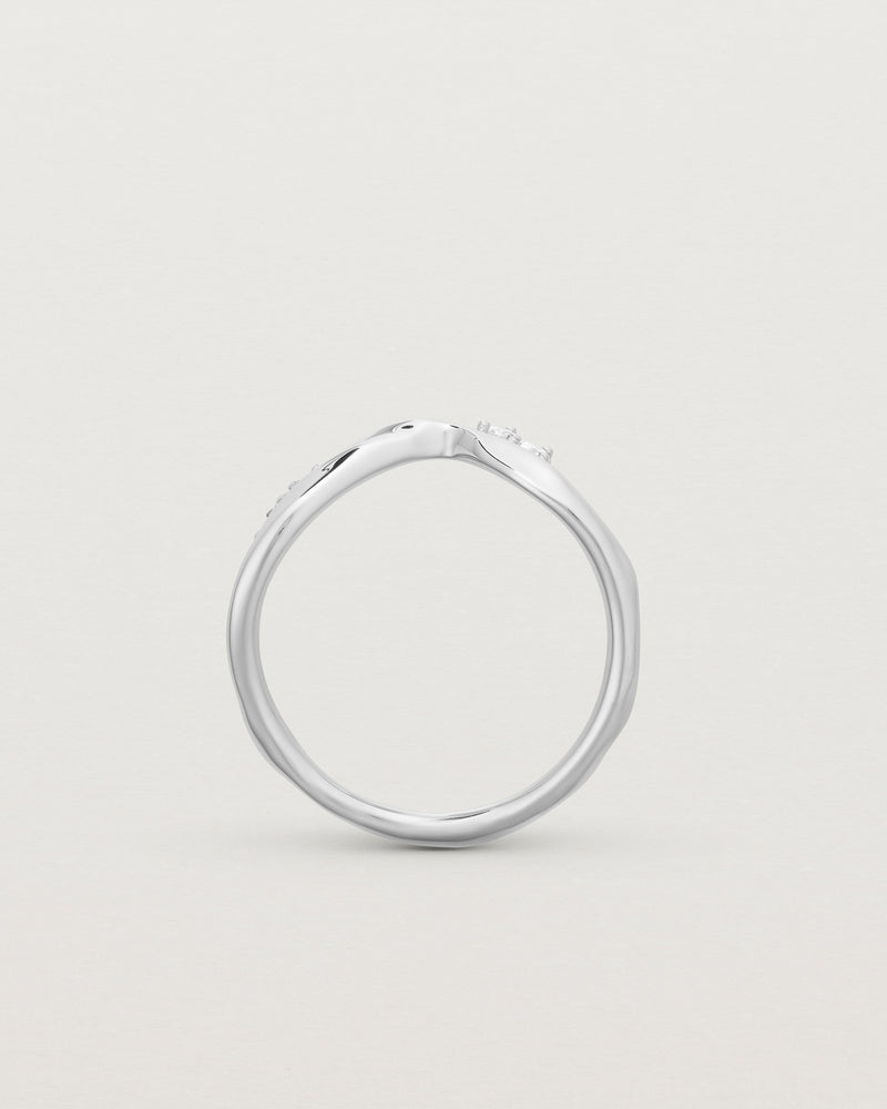 Ren Wedding Band | White Gold | Natalie Marie Jewellery