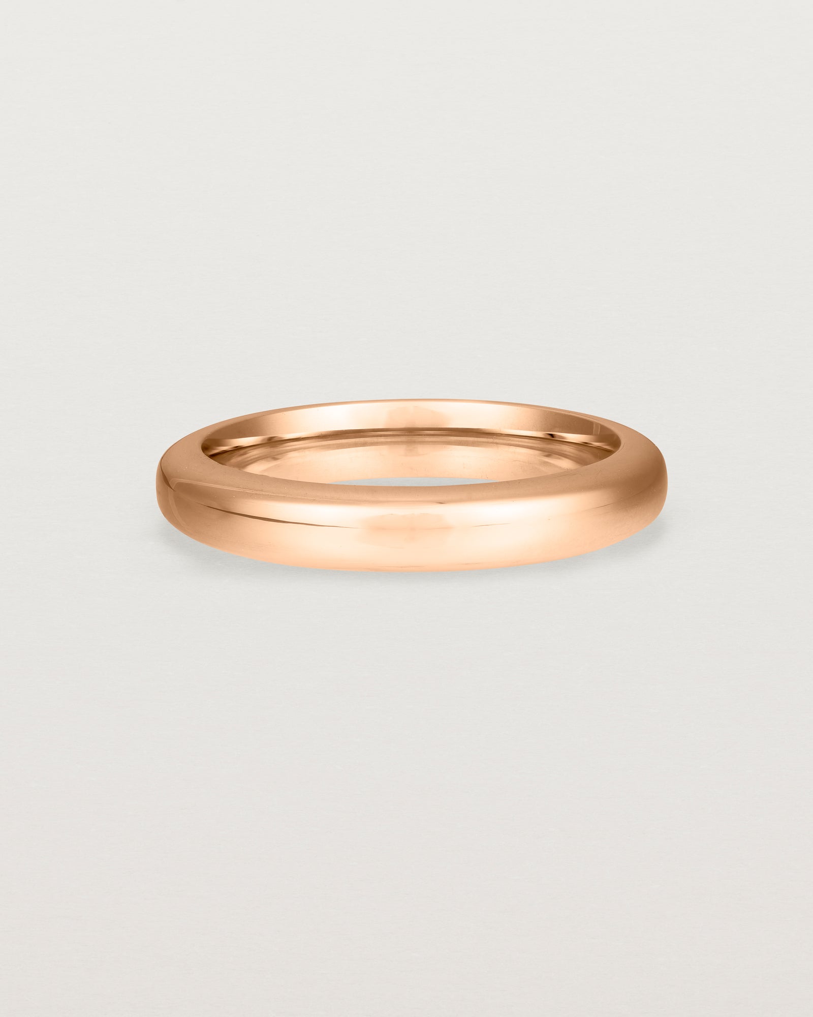 Bold Curve Ring | 4mm | Rose Gold | Natalie Marie Jewellery