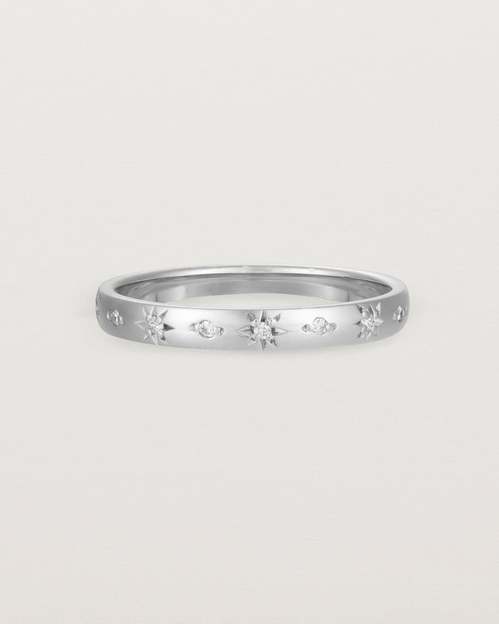 Leilani Ring | White Diamonds | White Gold | Natalie Marie Jewellery
