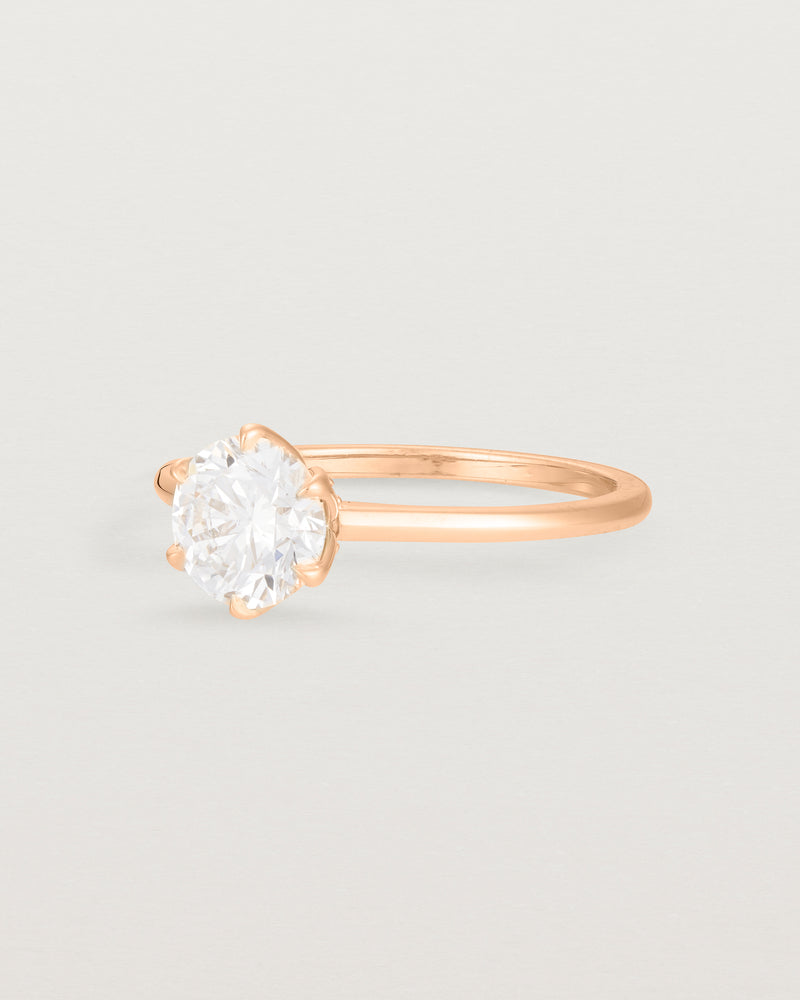 Mandala Solitaire Ring | Laboratory Grown Diamonds | Rose Gold ...