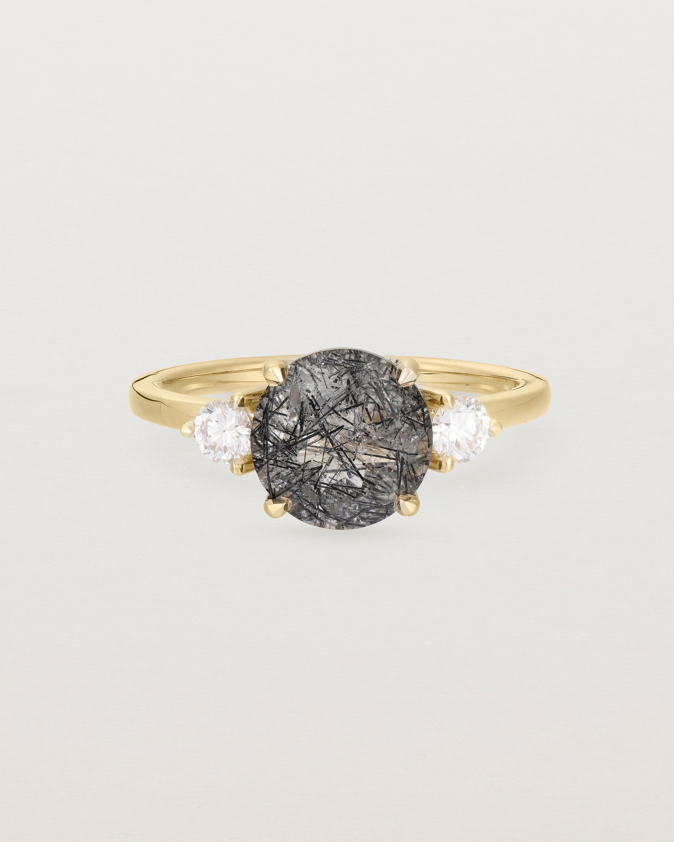 Tourmalinated Quartz Engagement Rings – Natalie Marie Jewellery